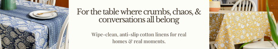 Table Covers – Wipeable & Anti-Slip Cotton Tablecloth | Table Cloth ...
